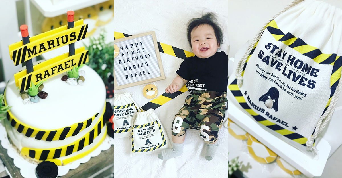 Lockdown Themed First Birthday | Philippines Mommy Family Blog