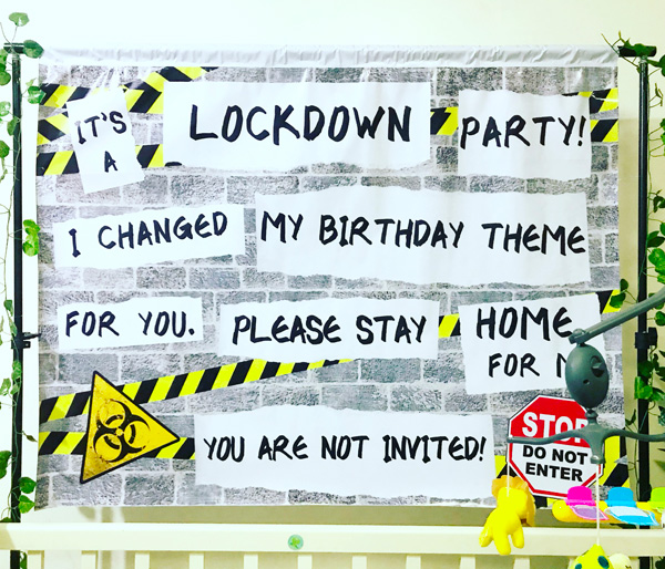 Lockdown Themed First Birthday | Philippines Mommy Family Blog