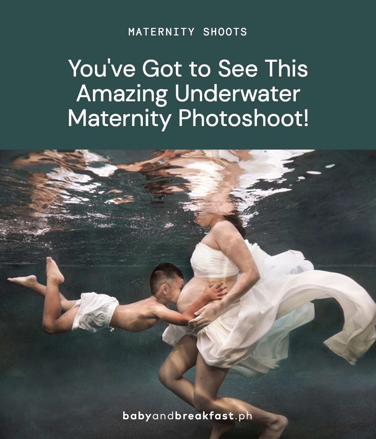 Underwater Maternity Shoot | Philippines Mommy Family Blog
