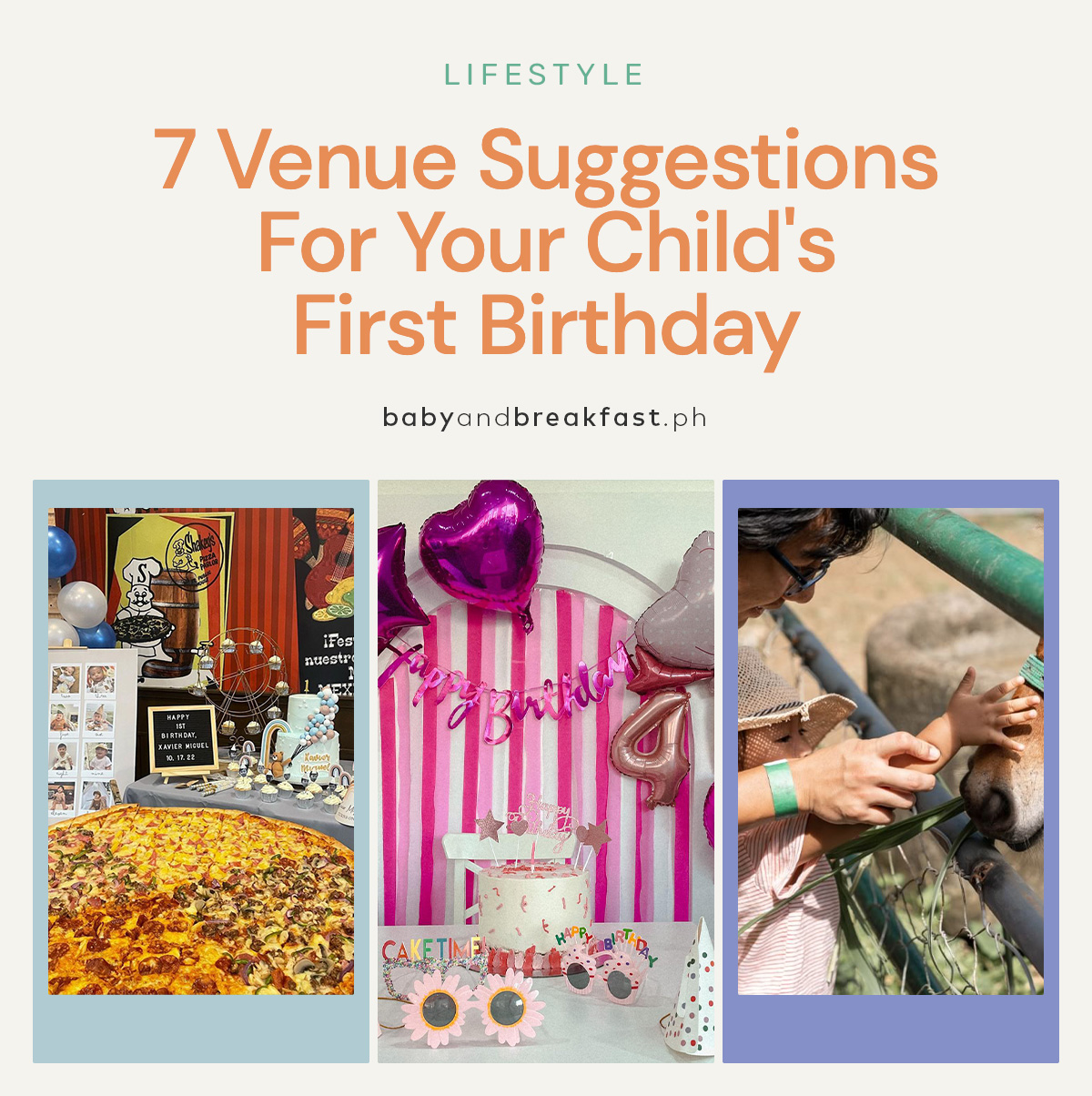 Venues for First Birthday | Philippines Mommy Family Blog